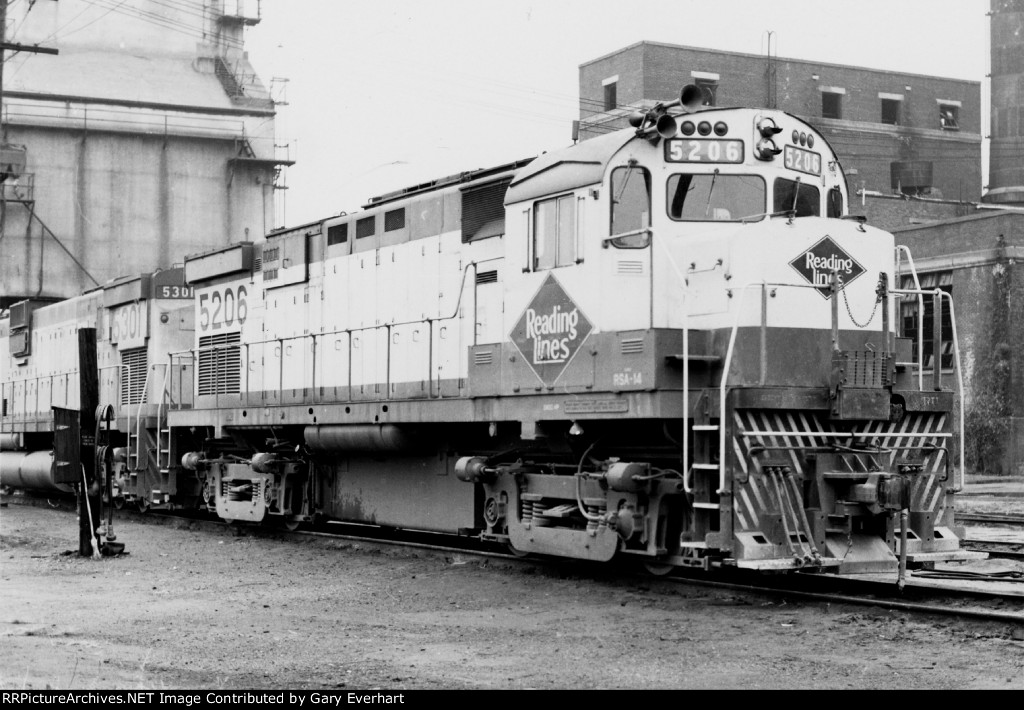 RDG Alco C424 #5206 - Reading Co